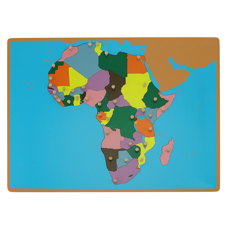 Africa Puzzle Map Montessori – The Montessori Shop