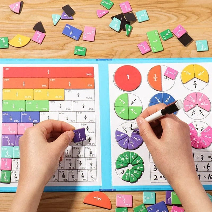 Magnet Montessori Fraction Puzzle – The Montessori Shop